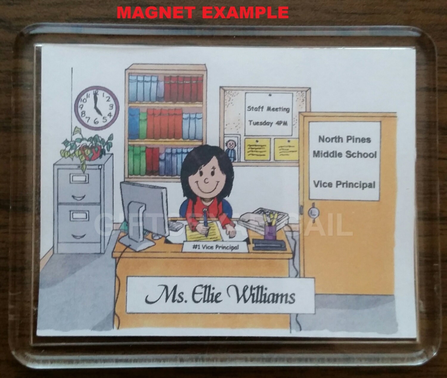 ASSISTANT PRINCIPAL Personalized Cartoon Pic Person Picture People Gift ...