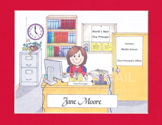 Cartoon School Principal