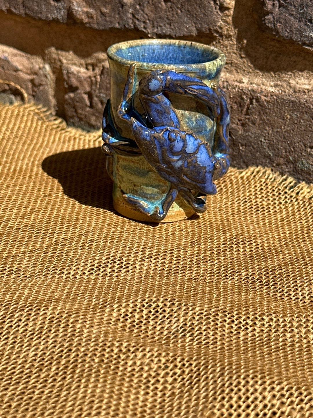 Blue Crab Shot Glass - Etsy