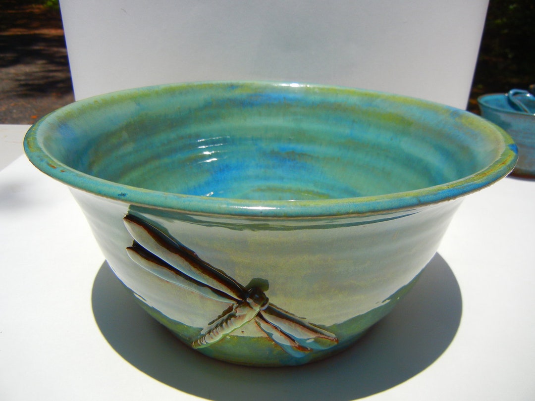 Dragonfly Bowl Small Stoneware - Etsy
