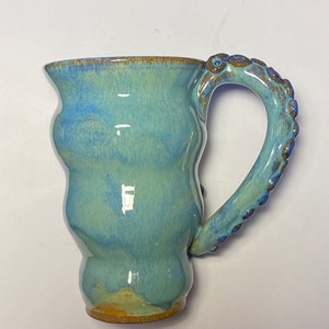 Tentacle Handle Mug Stoneware - Etsy