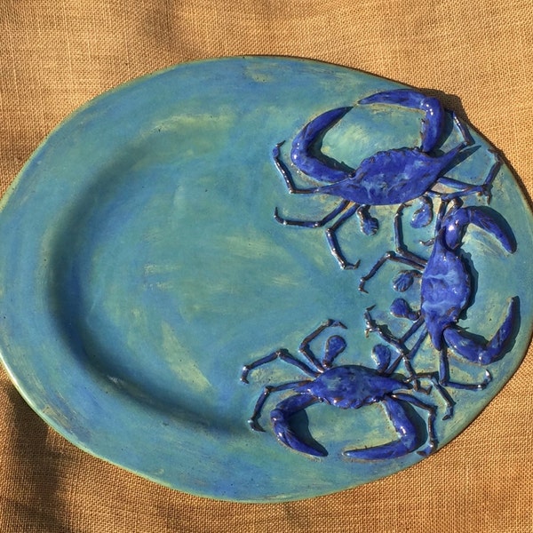 Crab Platter Tray - Etsy