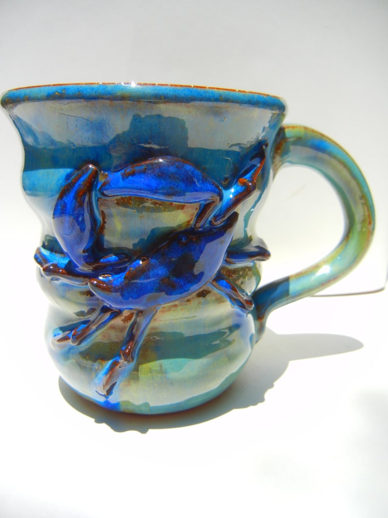 Crab Mug Stoneware - Etsy