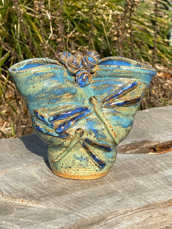 Dragonfly Vase - Etsy