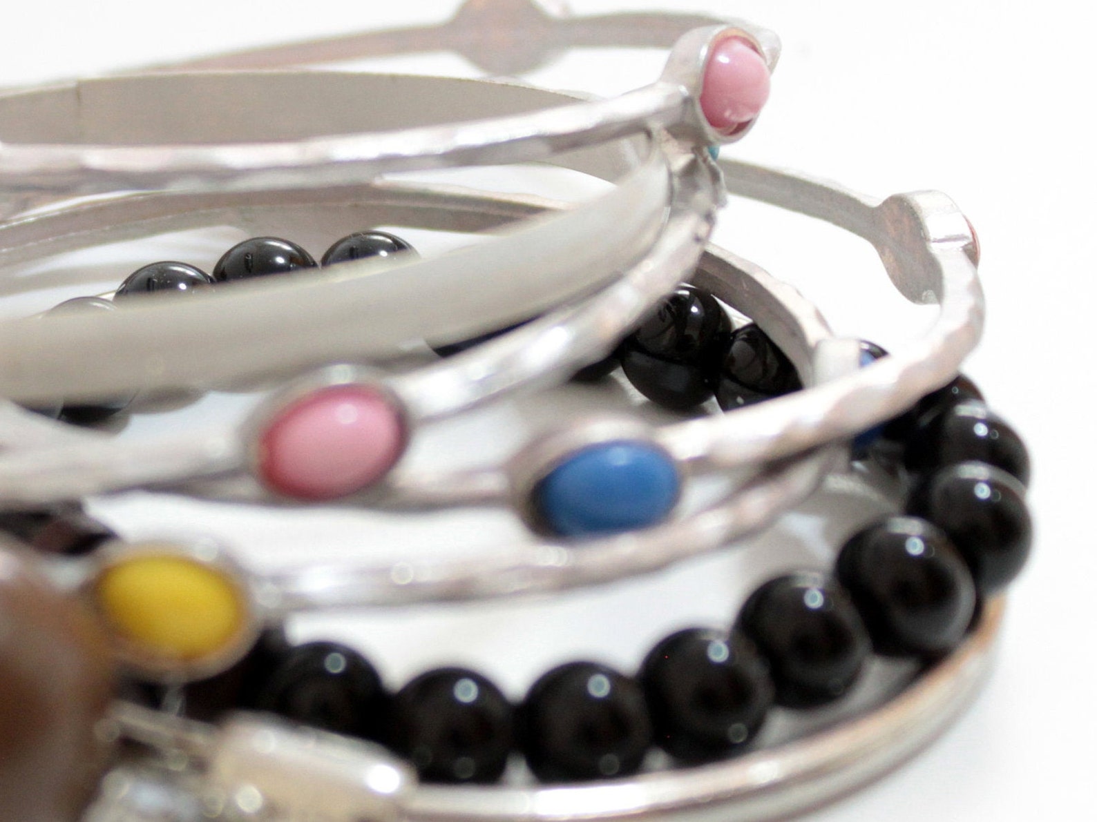 Boho Gypsy Bangle Bracelets Gypsy Bracelets Stacked Bangles - Etsy