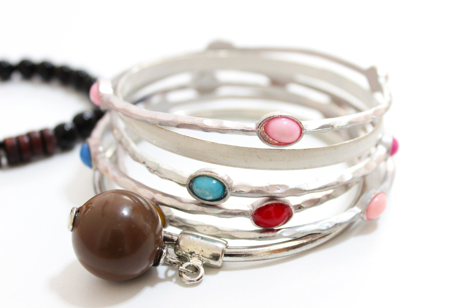 Boho Gypsy Bangle Bracelets Gypsy Bracelets Stacked Bangles - Etsy