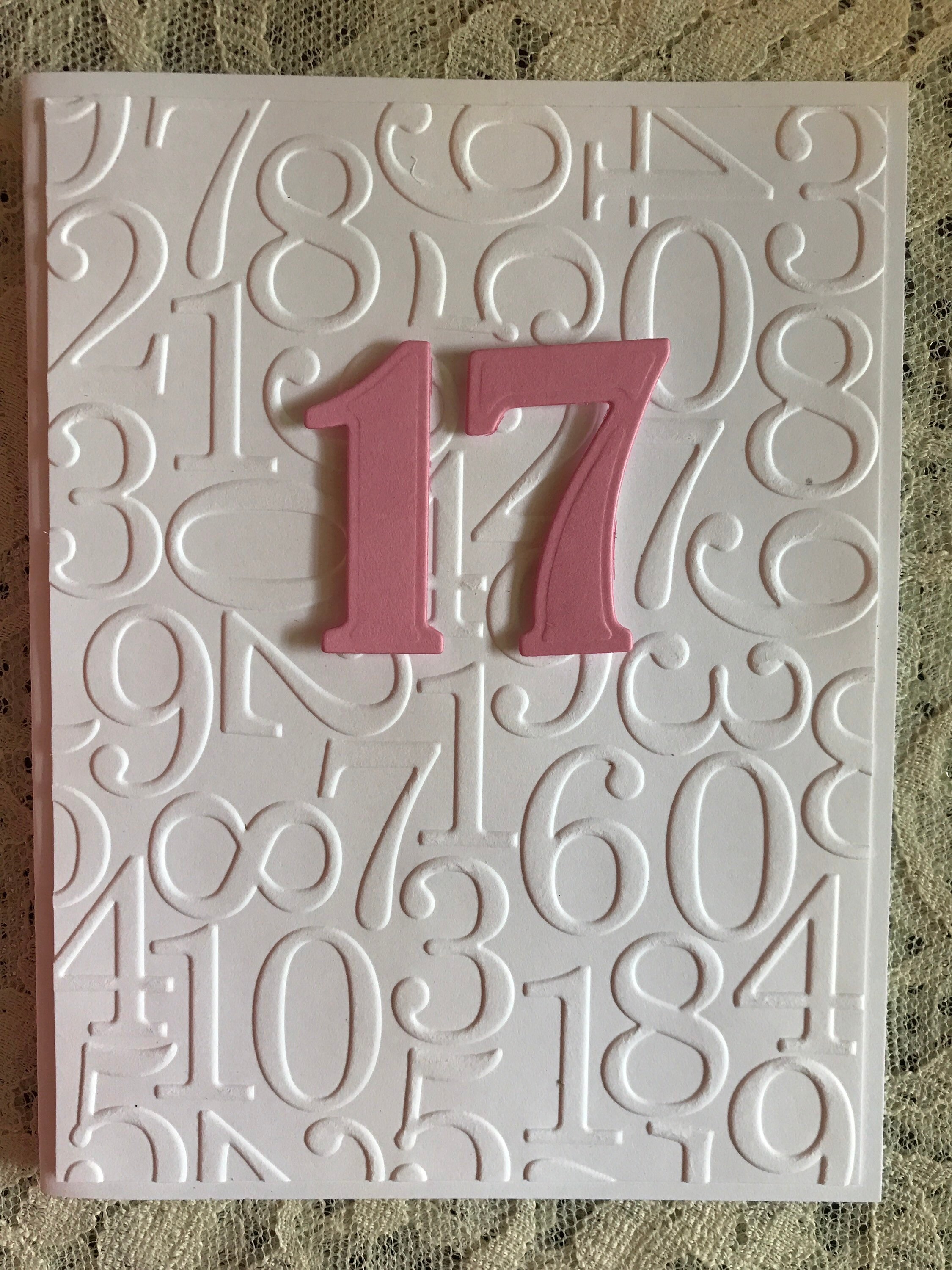 Greeting Card Handmade Personalized Birthday Card 16th - Etsy