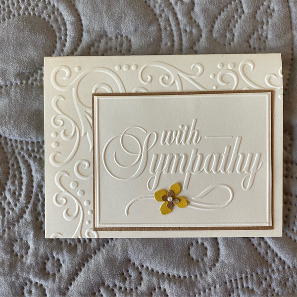 Handmade Sympathy Cards - Etsy