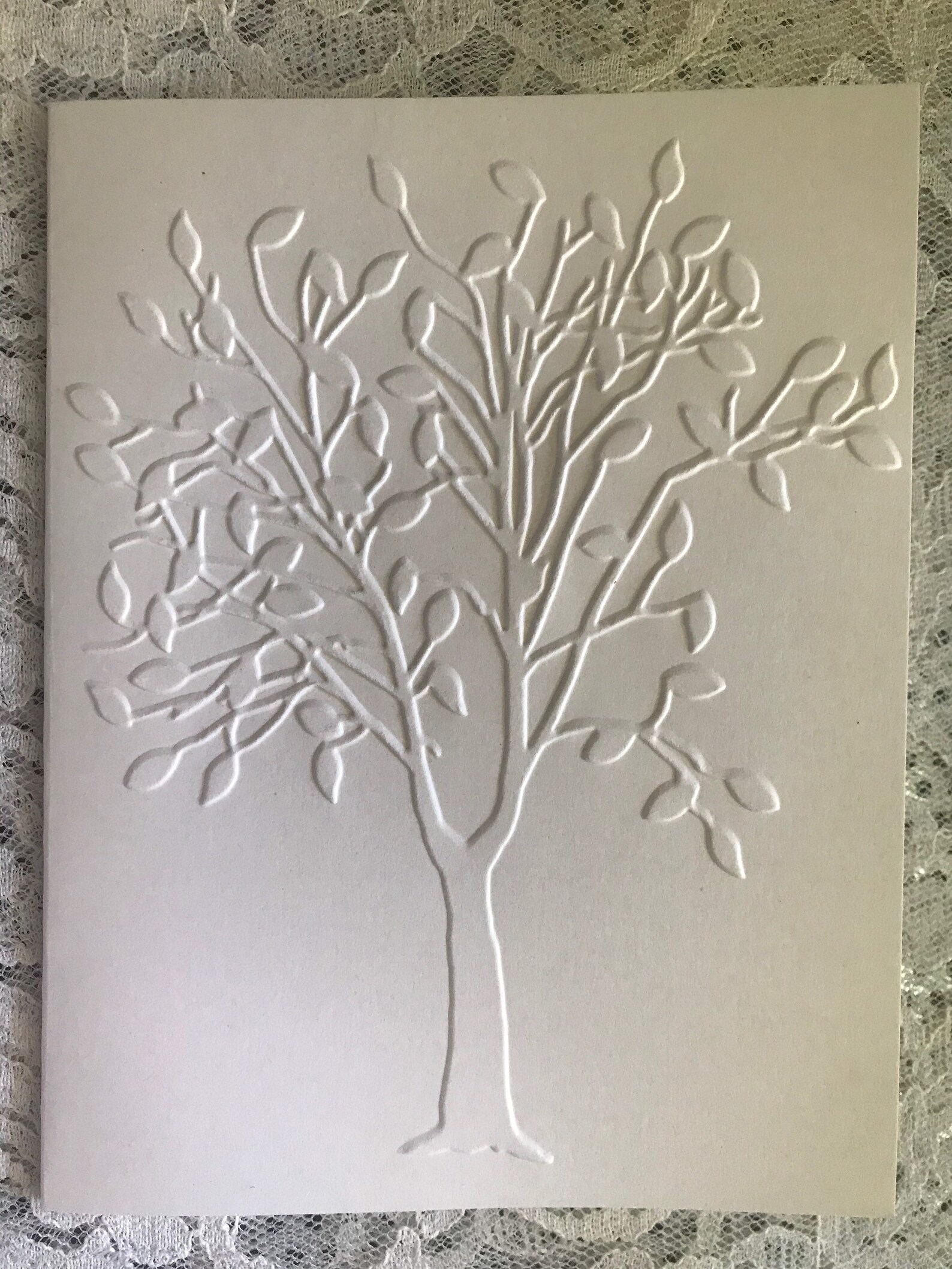 Handmade Set of 8 Cards With Trees Cards for Nature Lover. - Etsy