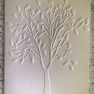 Handmade Set of 8 Cards With Trees, Cards for Nature Lover. Card for a ...