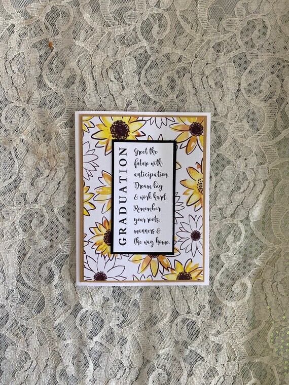 Handmade Greeting Card: Graduation Card Colorful Graduation - Etsy