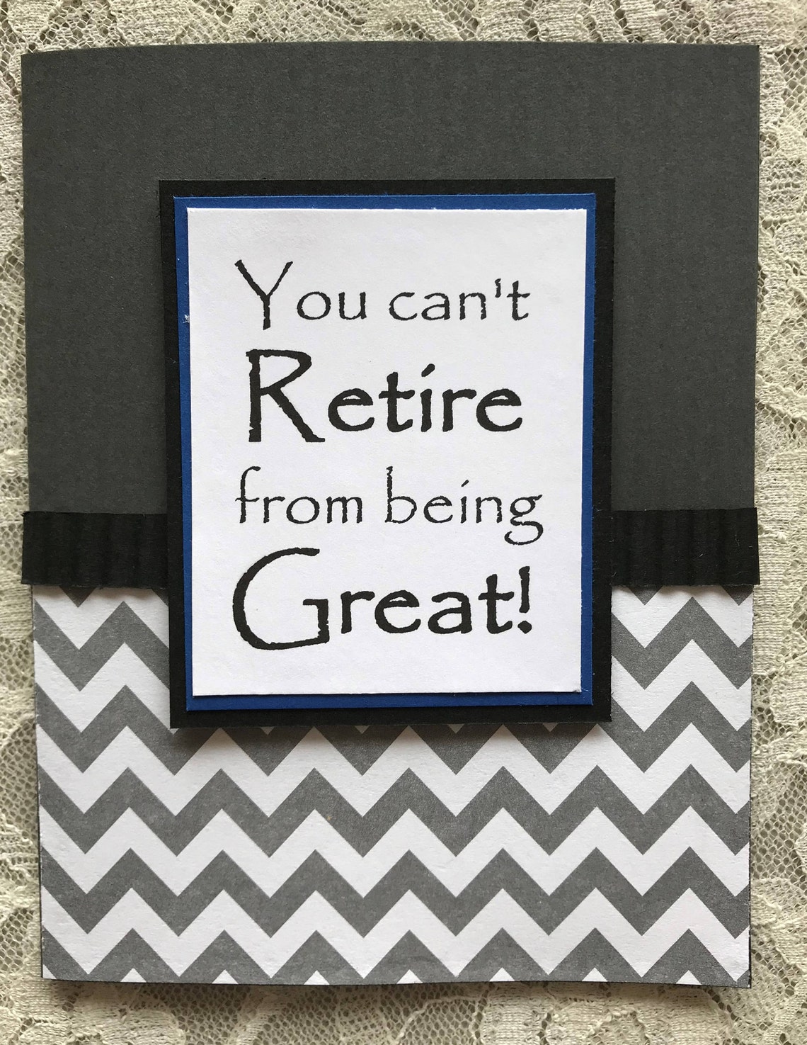 Greeting Card Handmade; Retirement Card, Happy Retirement, Masculine ...