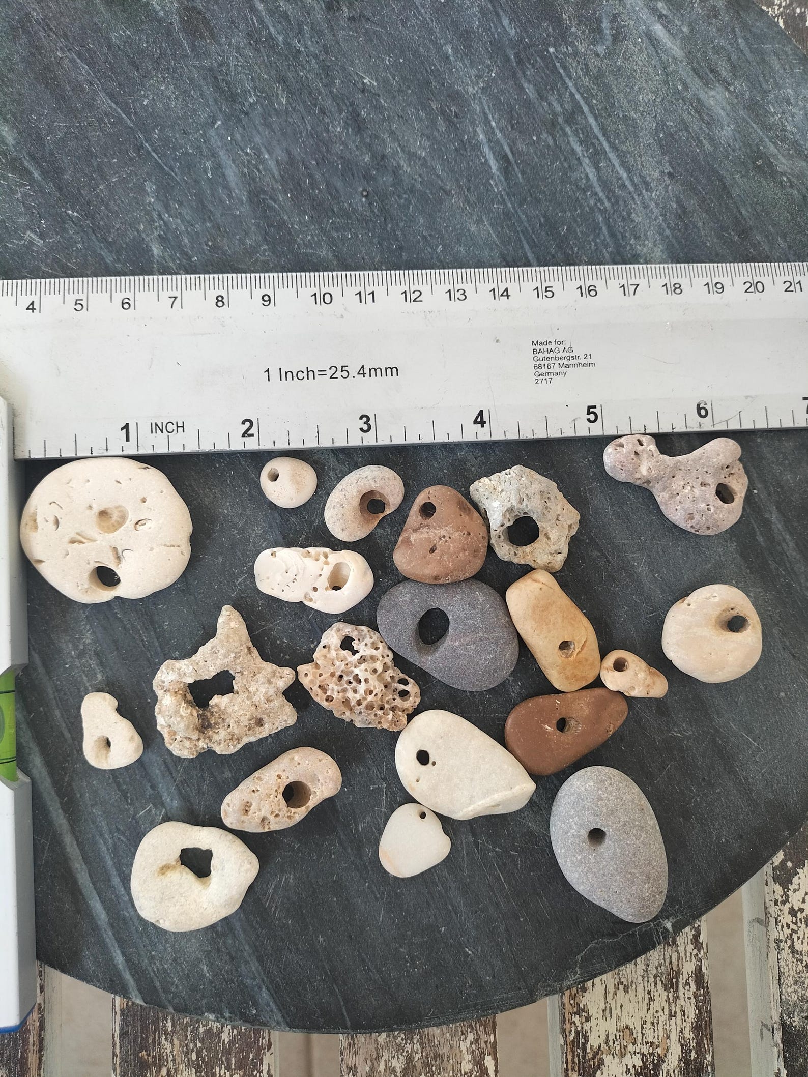 Set of 20 Small Hag Stones, Beach Stones, Beach Stones, Beach Findings ...