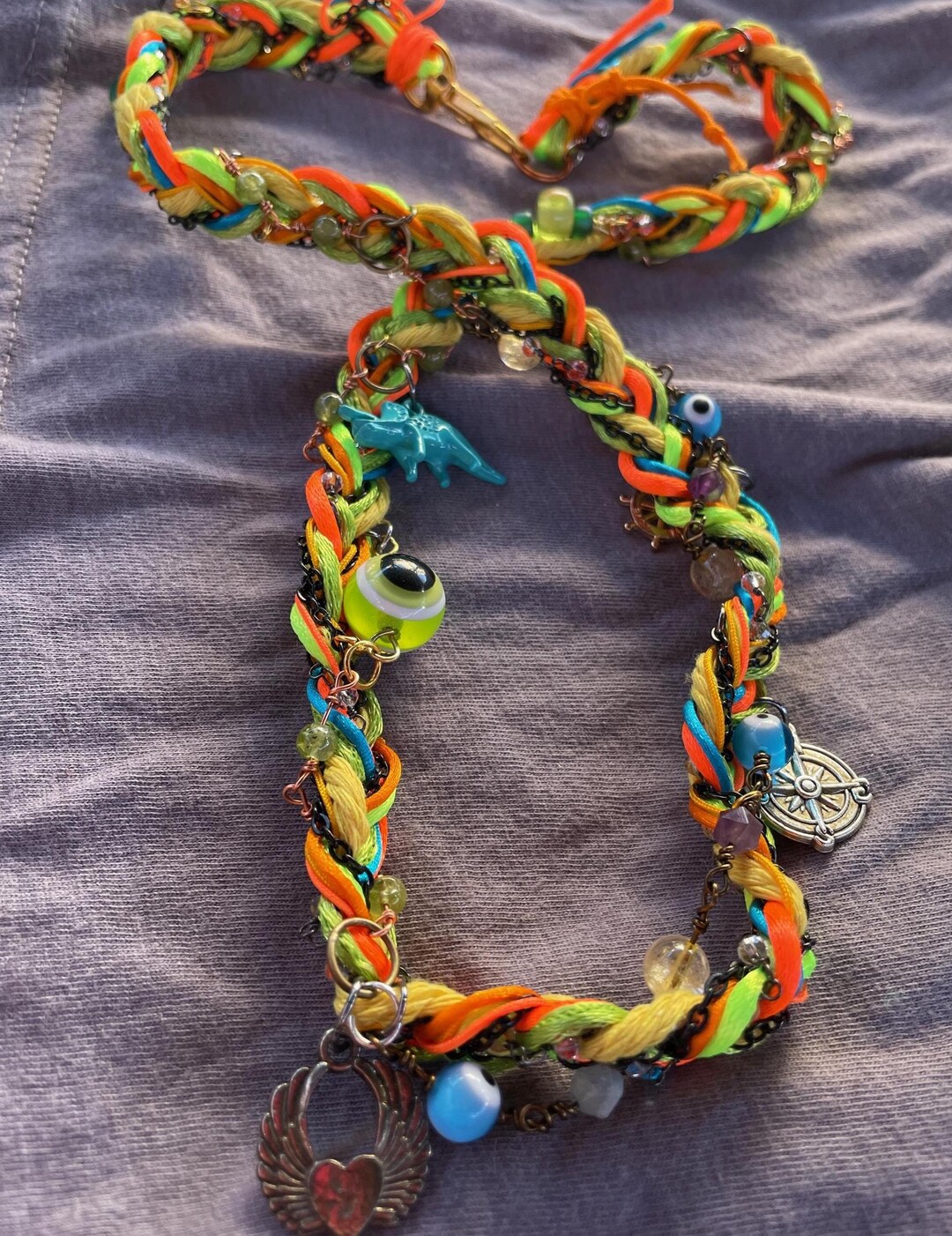 Road Opener Block Buster Chunky Statement Necklace: Cheerful Bright ...