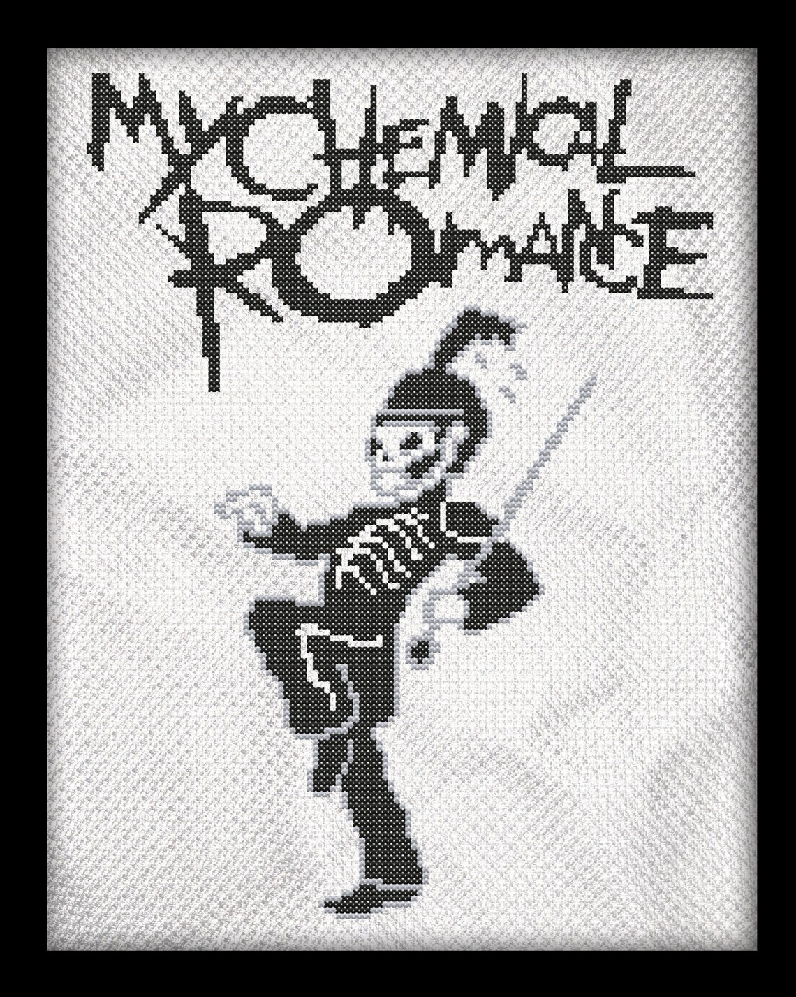 Black Parade My Chemical Romance MCR Cross Stitch Pattern - Etsy