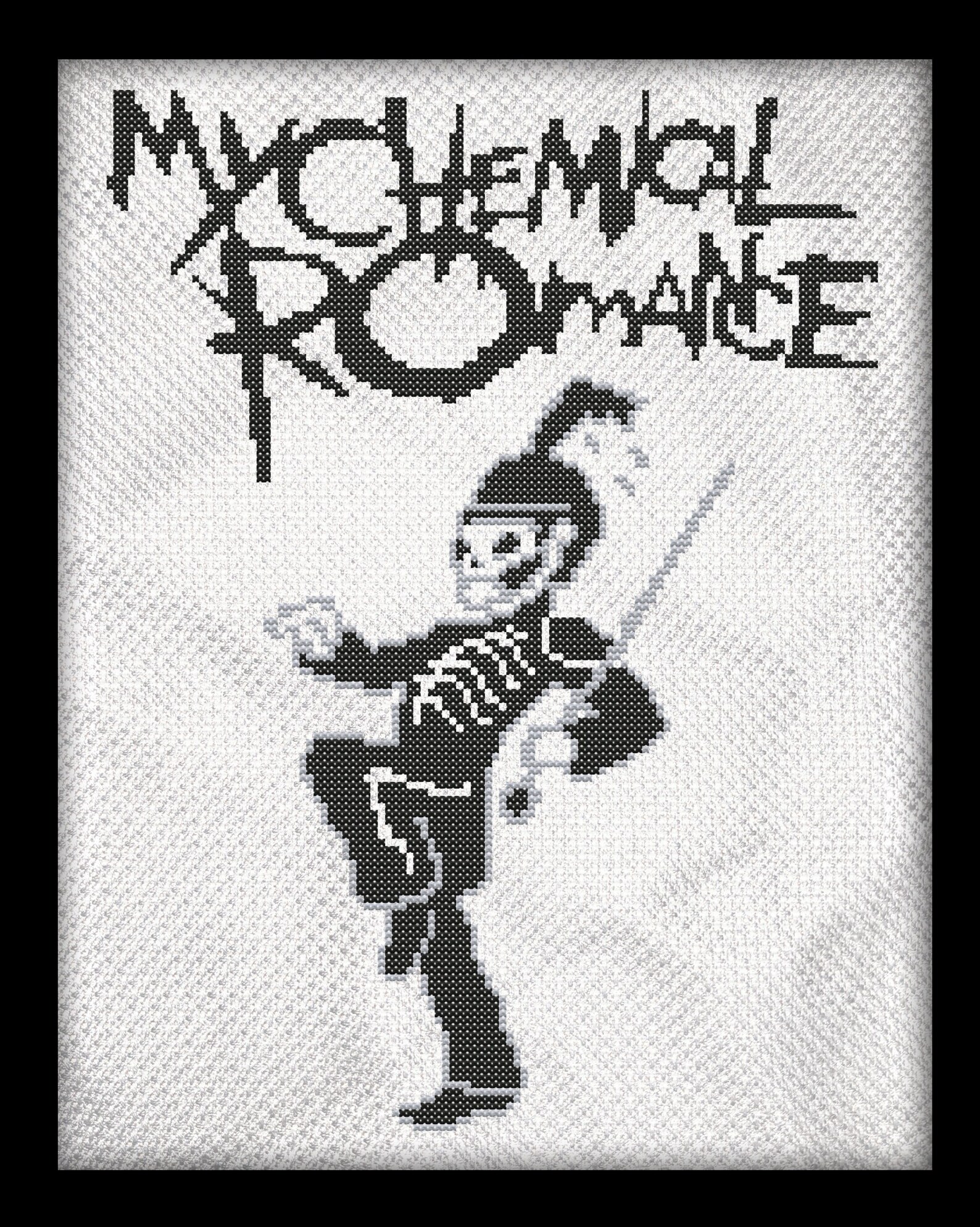 Black Parade My Chemical Romance MCR Cross Stitch Pattern - Etsy