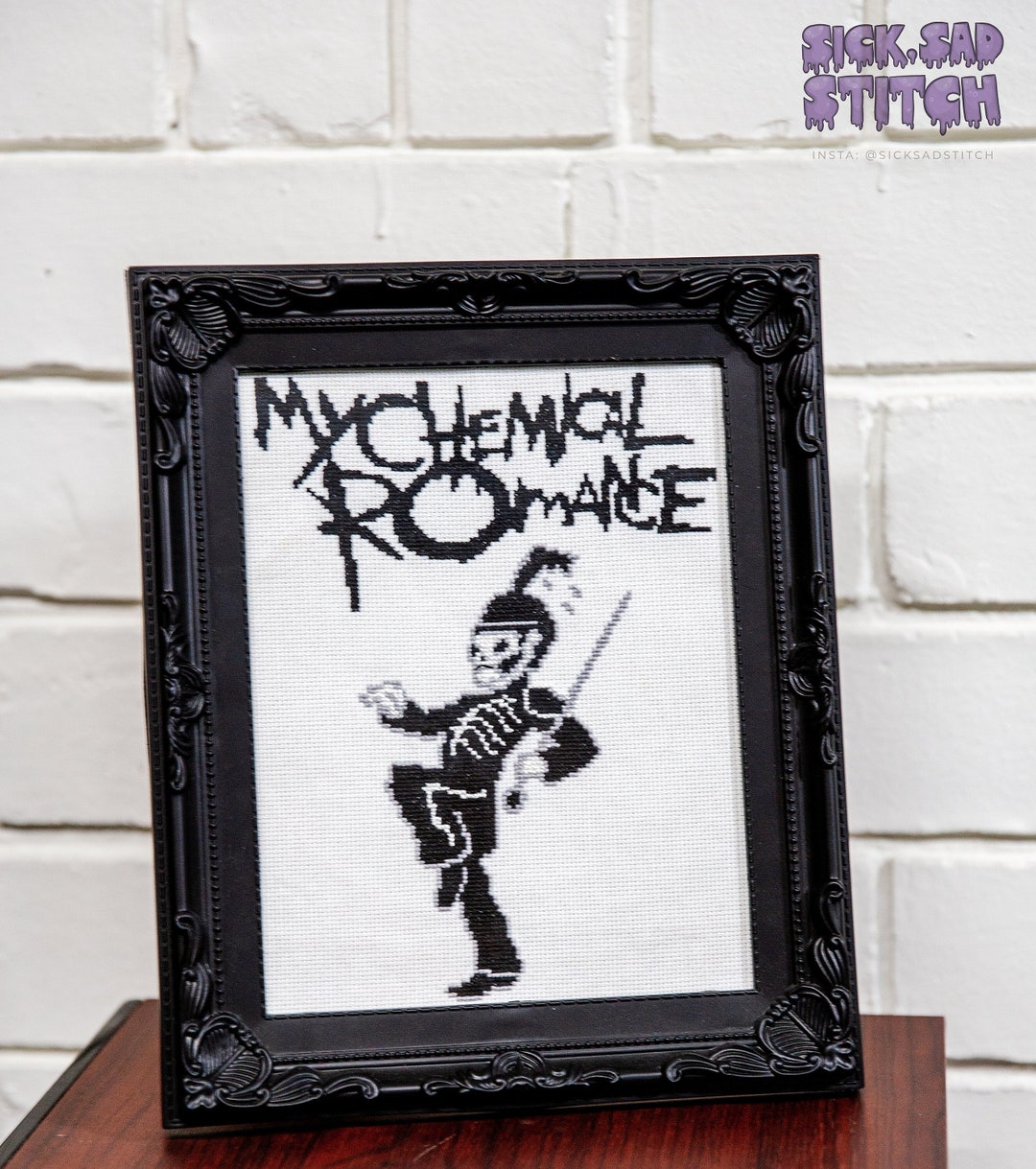 Black Parade My Chemical Romance MCR Cross Stitch Pattern - Etsy
