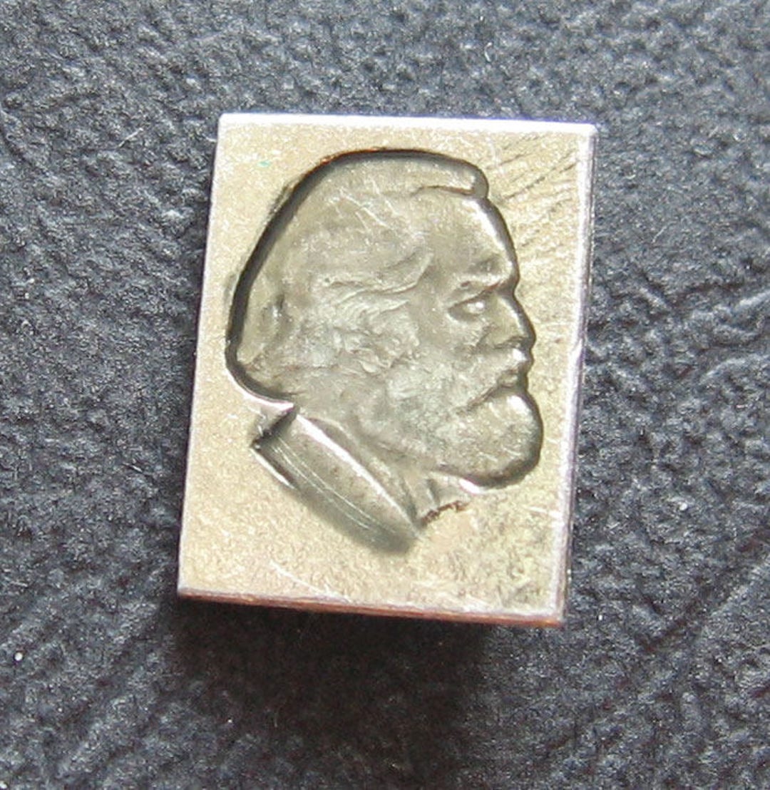 Pin Badge KARL MARX German Philosopher Communist Socialist Party ...