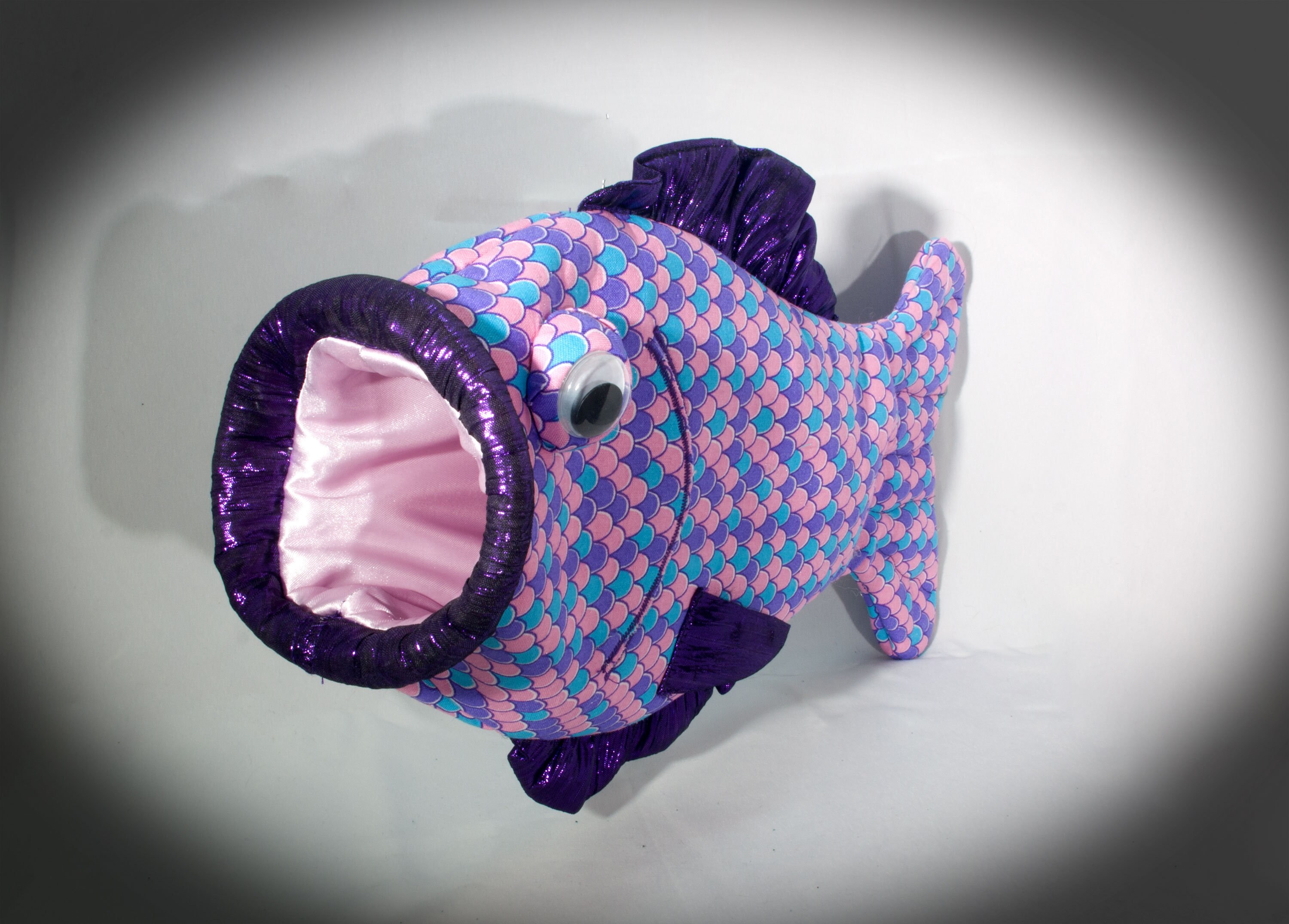 DOLLY. Fish Christmas Stocking or Funky Wall Art. - Etsy