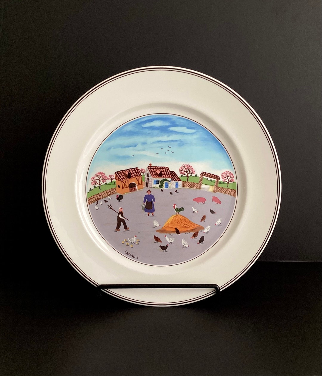 Vintage Villeroy Boch Design Naif Plate - Etsy