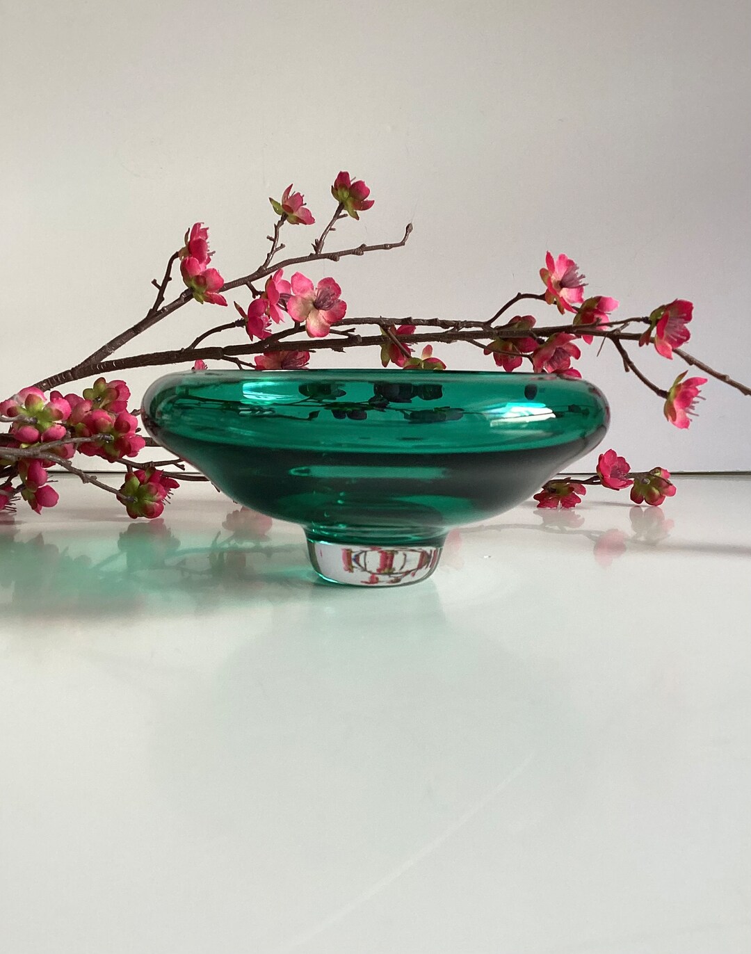 Vintage Jan Benda Blown Art Glass Bowl Scandi Style - Etsy