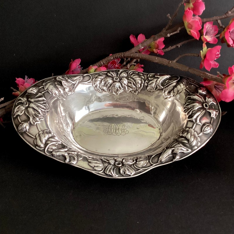 Repousse Silver - Etsy