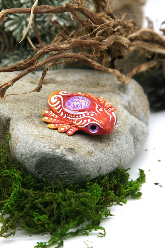 Cute Bizarre Sea Slug Fancy Colored Orange Cyclops Alien Fish Tadpole ...