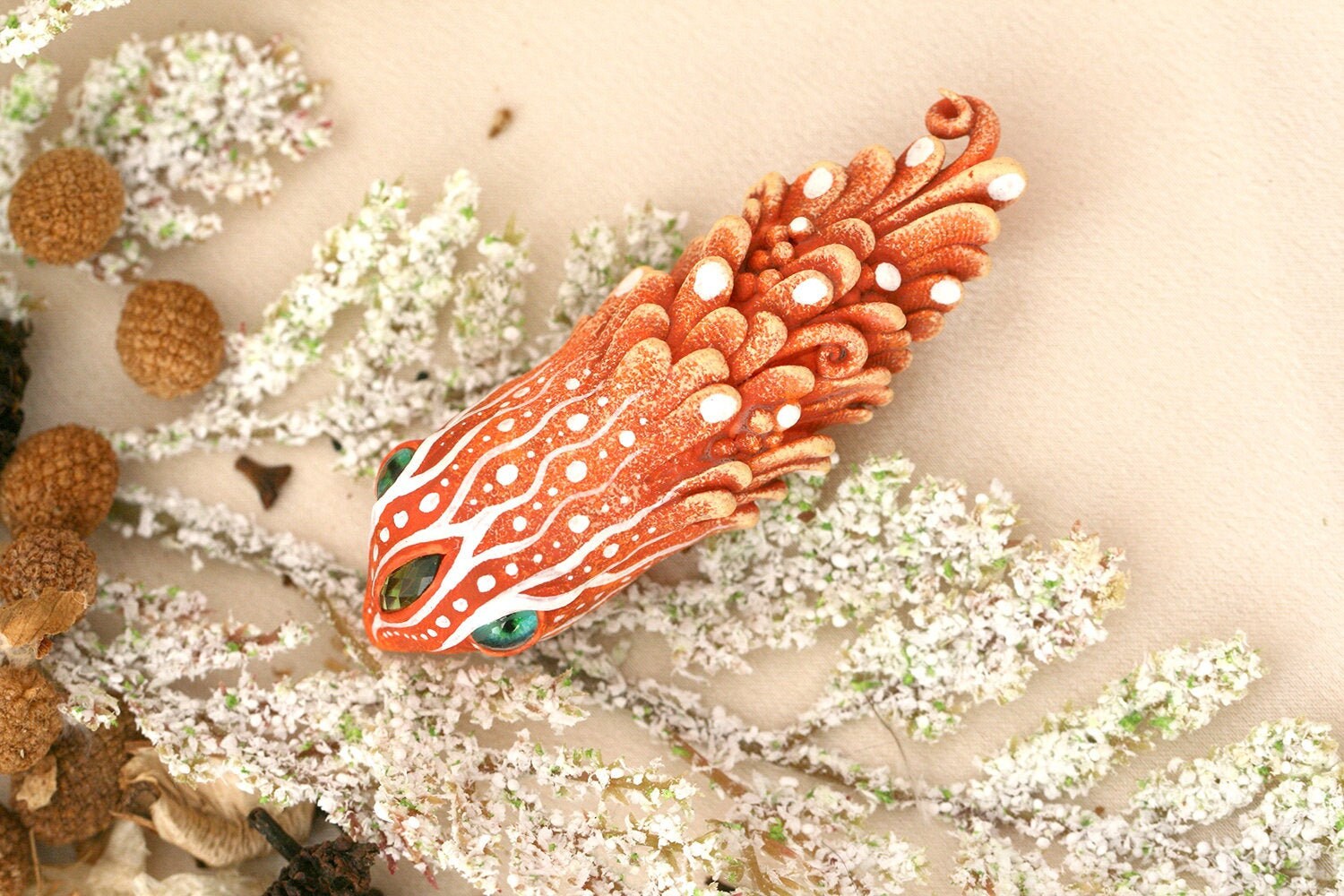 Cute Bizarre Sea Slug Fancy Colored Orange Cyclops Alien Fish Tadpole ...