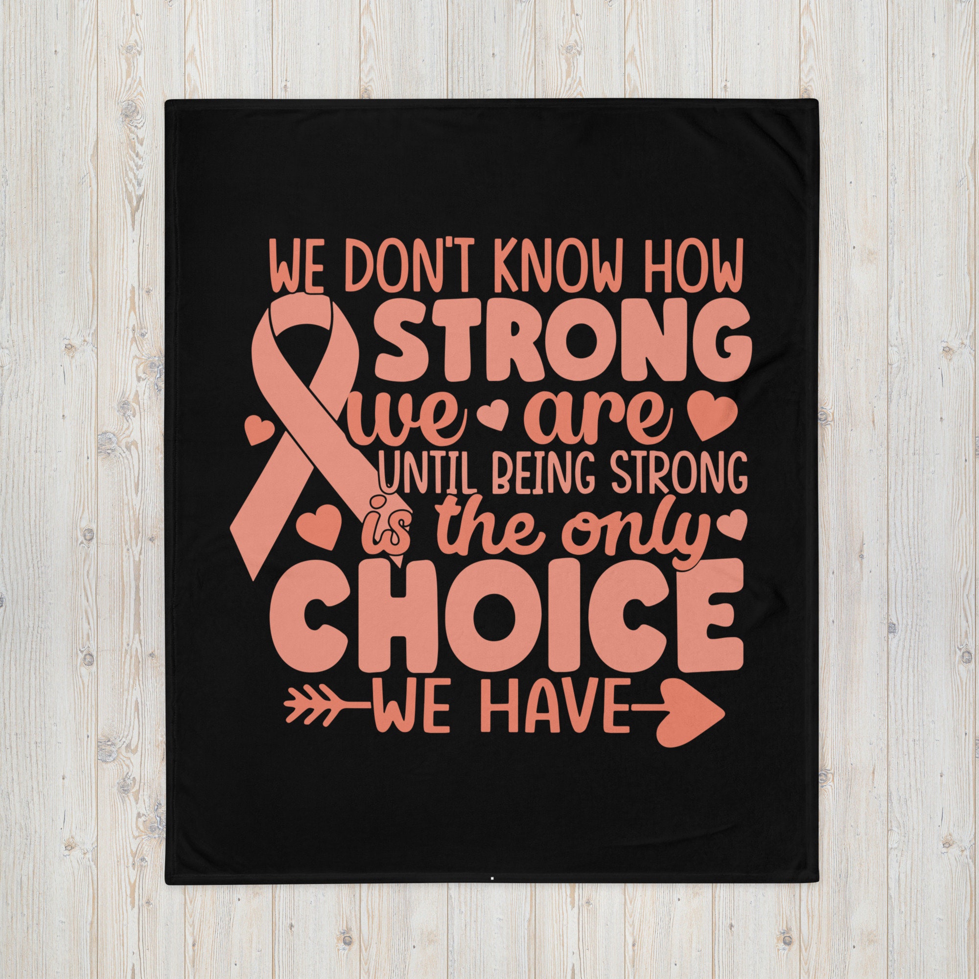 Uterine Cancer Blanket, Endometrial Cancer Blanket, Chemo Care Comfort ...