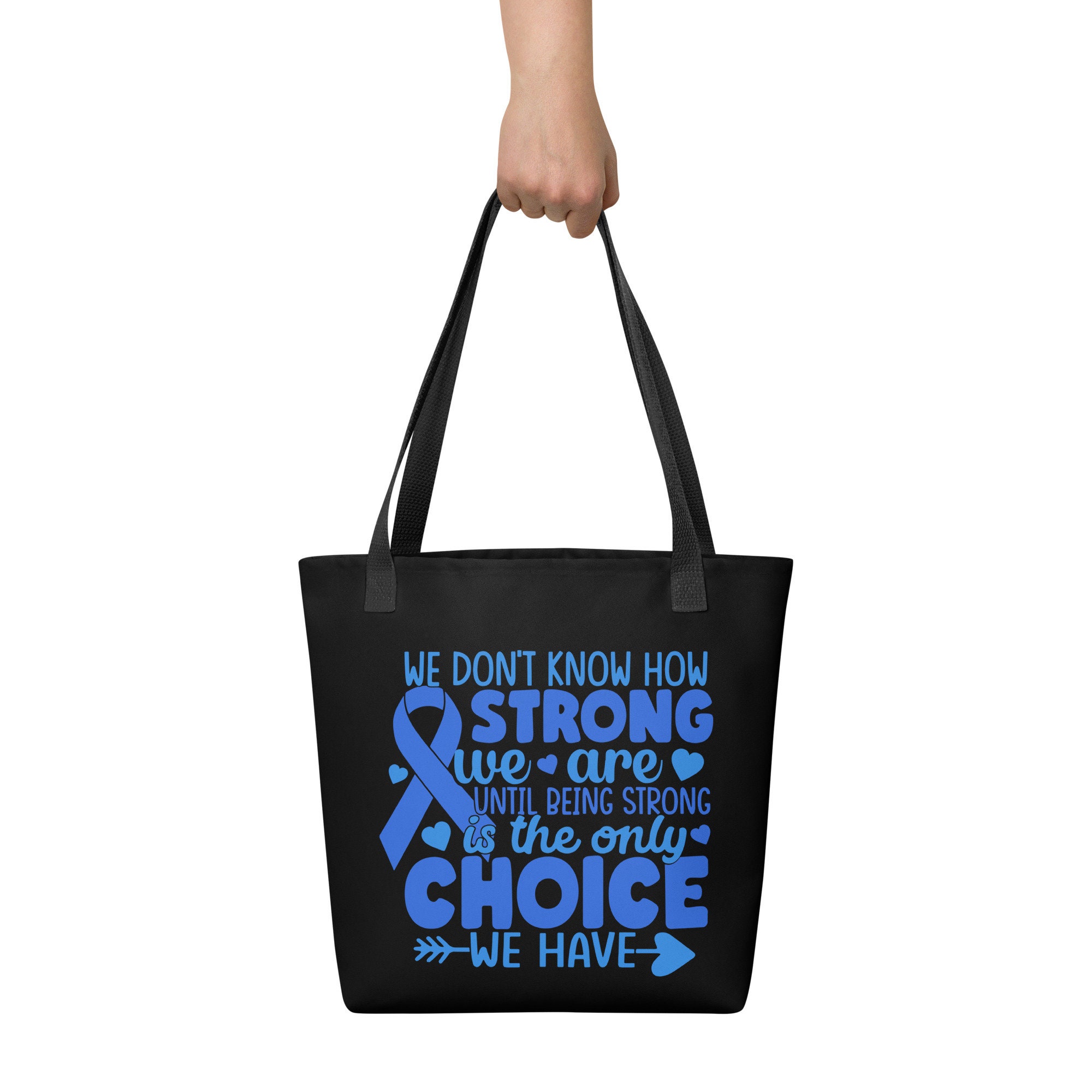 Colon Cancer Tote Bag, Colon Cancer Survivor Gift, Chemo Treatment ...