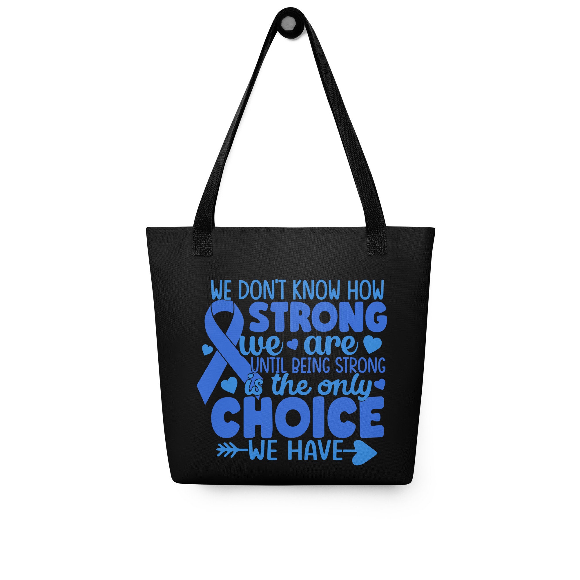 Colon Cancer Tote Bag, Colon Cancer Survivor Gift, Chemo Treatment ...
