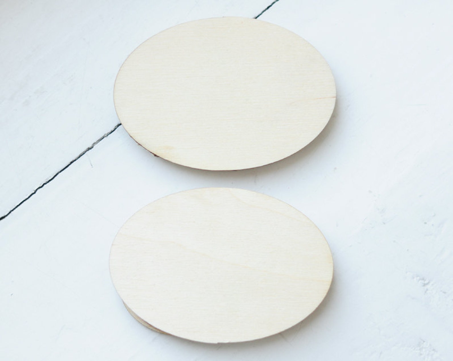 8cm Wooden Oval Shape Natural Wood Unpainted for Crafting - Etsy