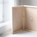SET of 5 Single DVD Case, Wooden Box, Natural Wood, Unpainted, Wedding ...