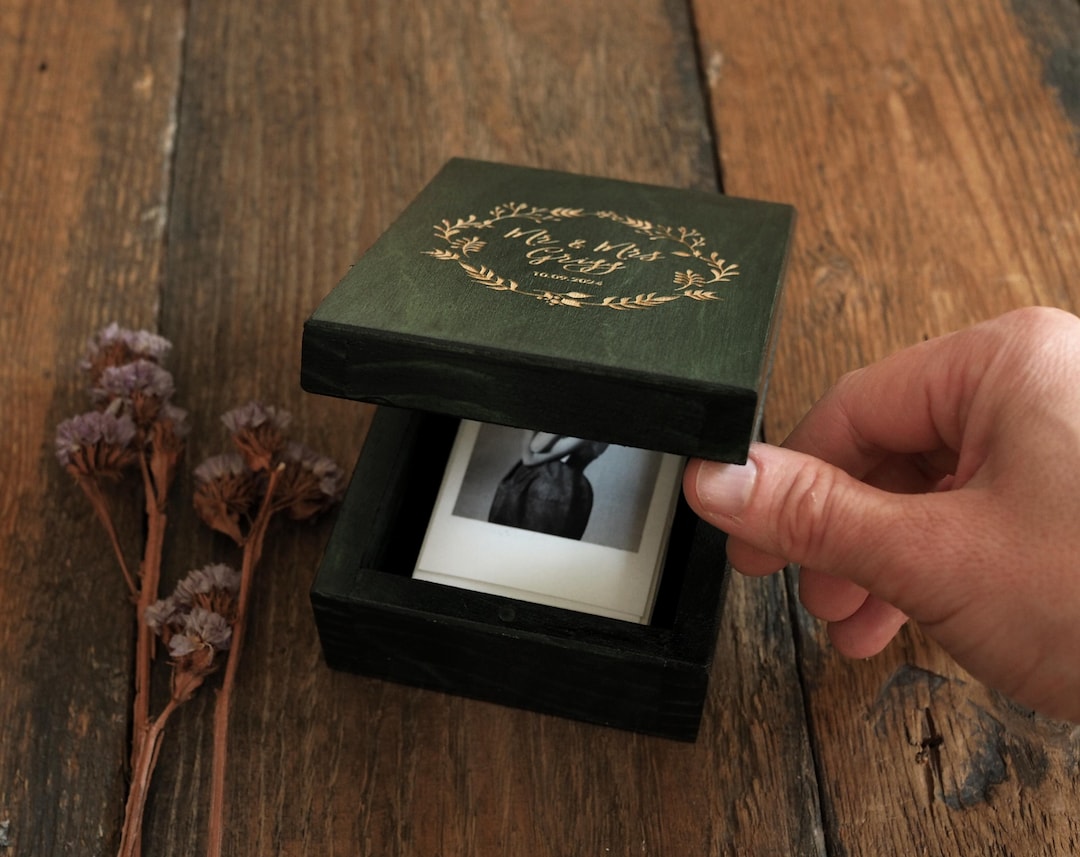 Personalised, Engraved or Blank - INSTAX Mini Box for 54mm X 86mm ...