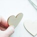 6cm Wooden Heart Shape - Natural Wood - Ready to Decorate - Unpainted ...