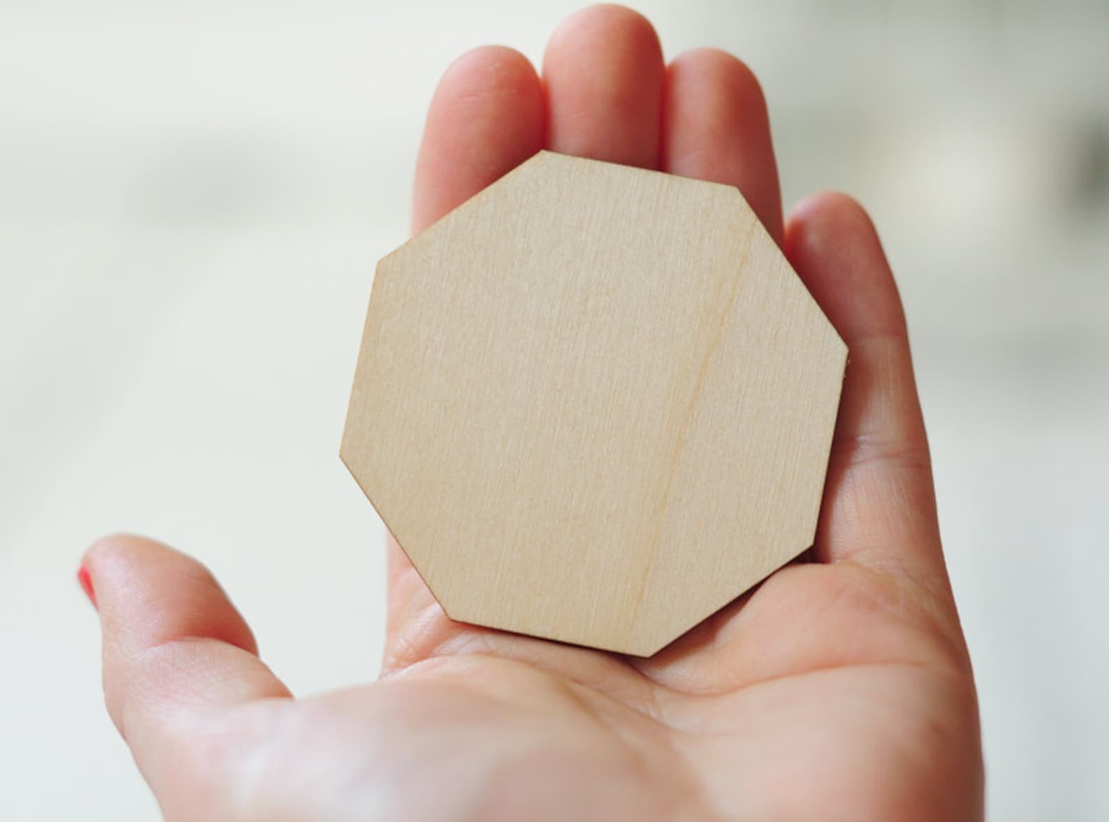 6cm Wooden Stop Sign Shape Natural Wood Ready to Decorate | Etsy