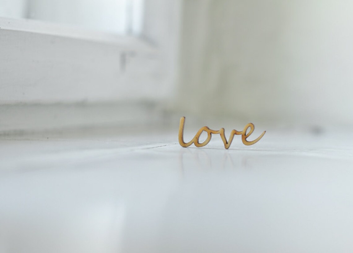 5cm LOVE Very Small Wooden Lettering Buy SET With a - Etsy
