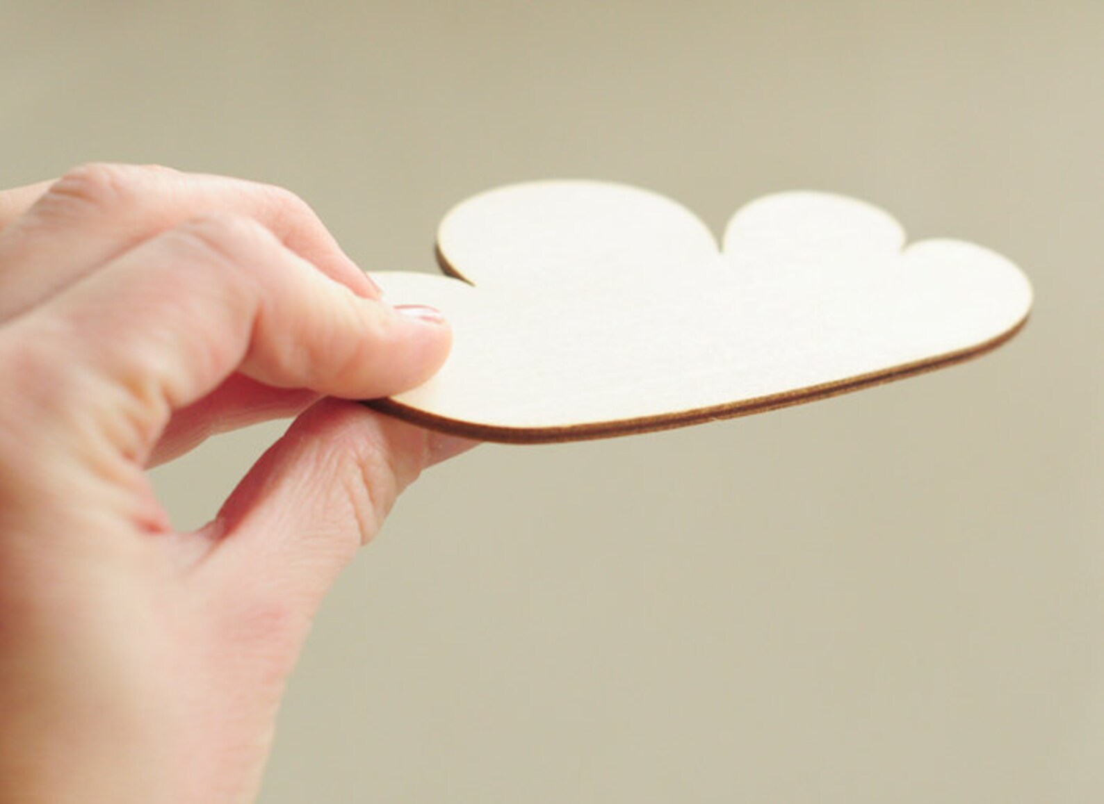 12cm wooden cloud with drops natural wood ready to decorate | Etsy