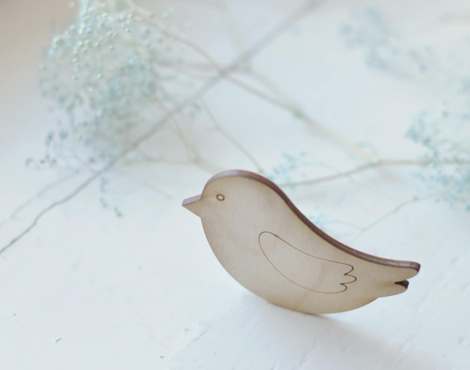 8.5cm Wooden Bird Shape Natural Wood Ready to Decorate - Etsy