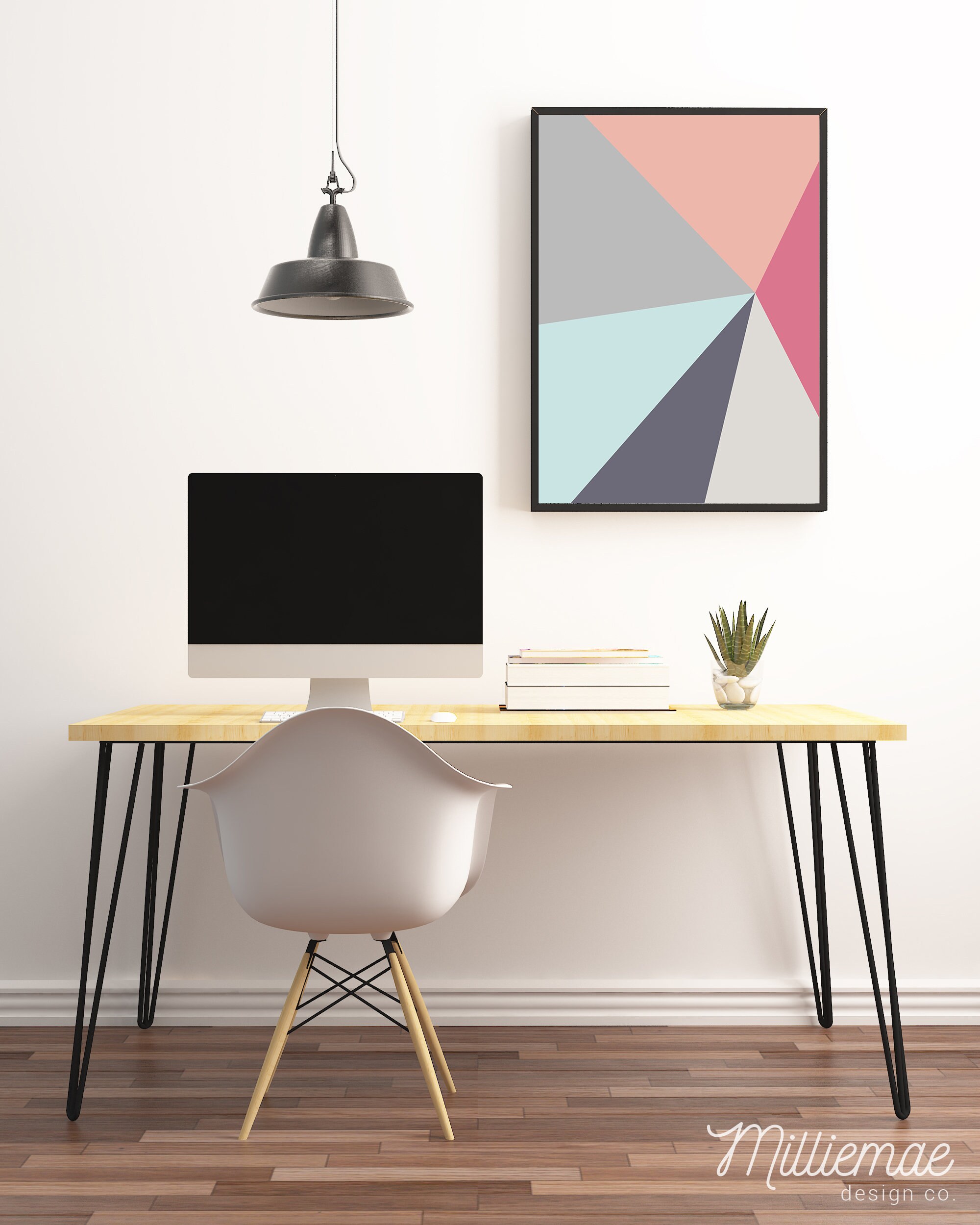 Geometric Modern Color Block Prints Instant Download Set of - Etsy