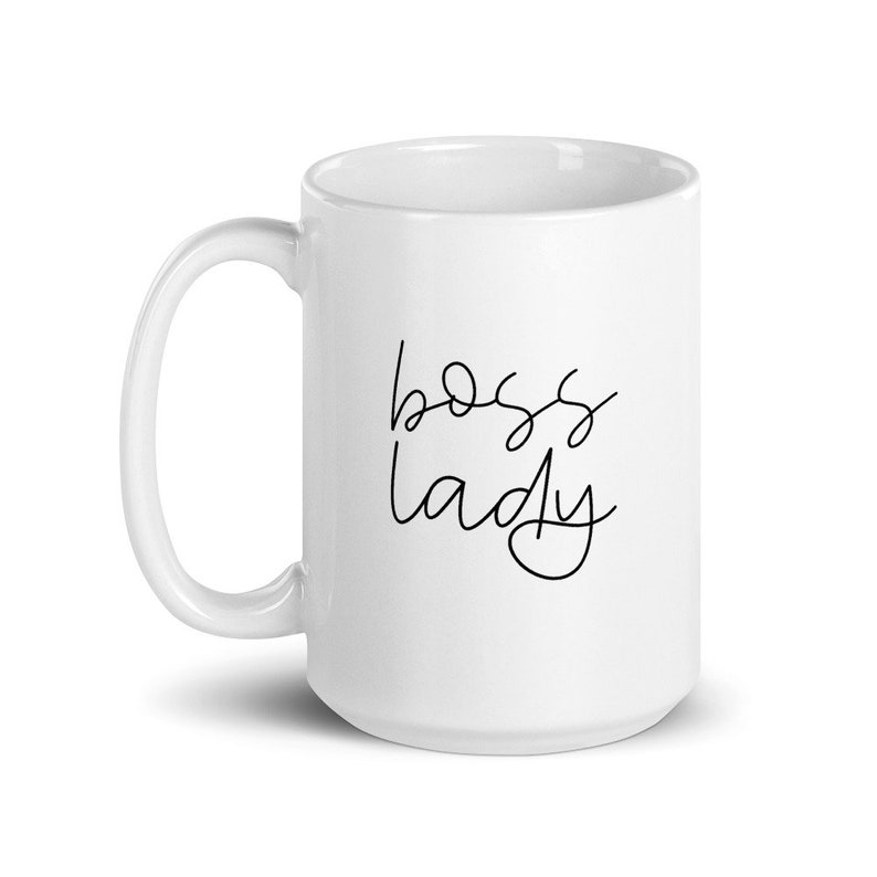 Boss Lady Mug / Mugs With Sayings / Women's Coffee Mug / Boss Gift for ...