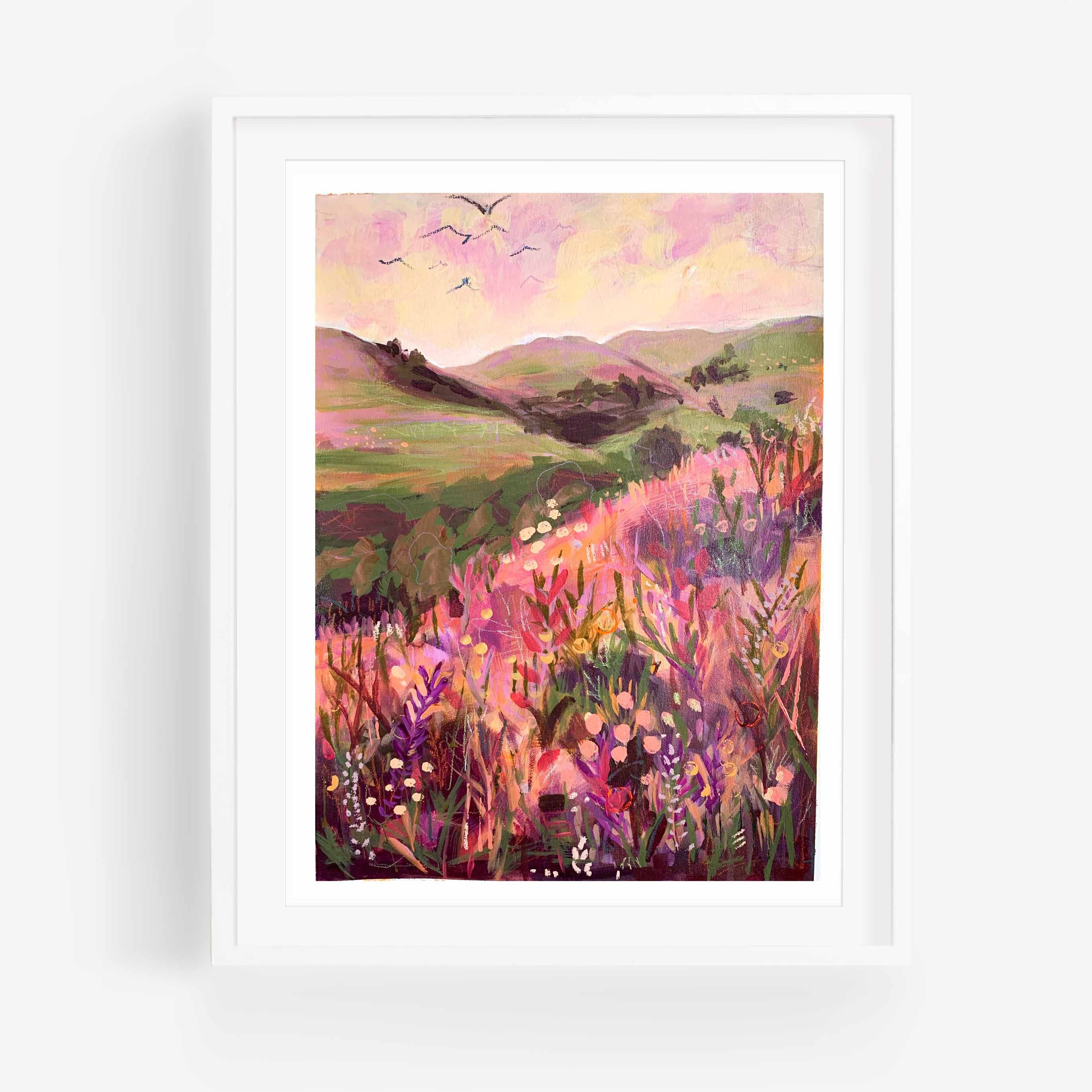 Landscape Print, Landscape Art, Colorful Landscape, Abstract Landscape ...