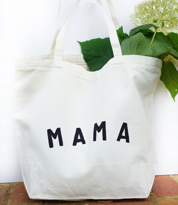 Mama Tote Bag // Busy Mama Tote Bag Large Canvas Tote Bag - Etsy