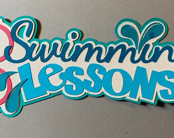 3 Piece Water Park Scrapbooking Die Cut Embellishment - Etsy