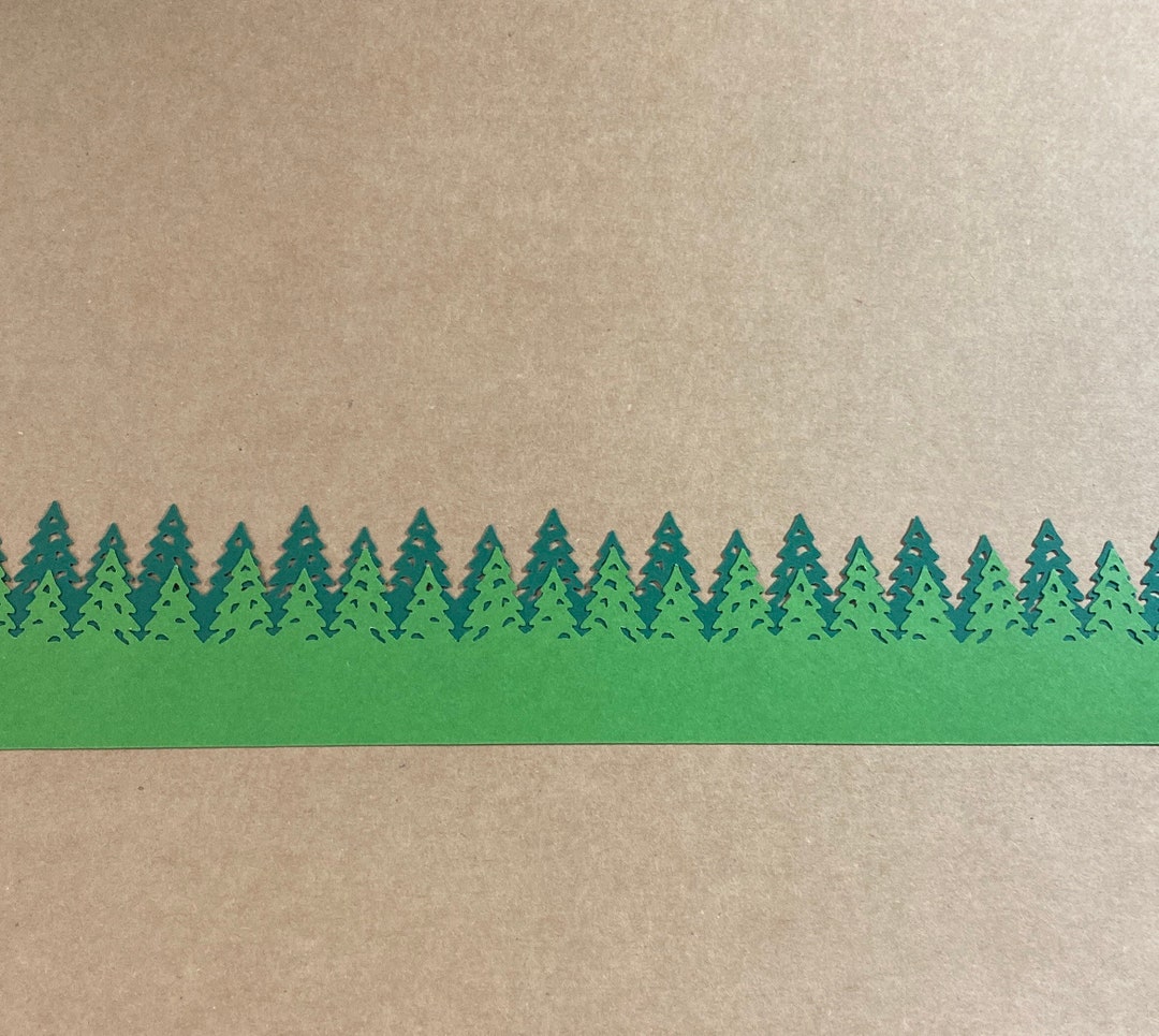 Creative Memories Treeline Border Scrapbooking Die Cut Dimensional ...