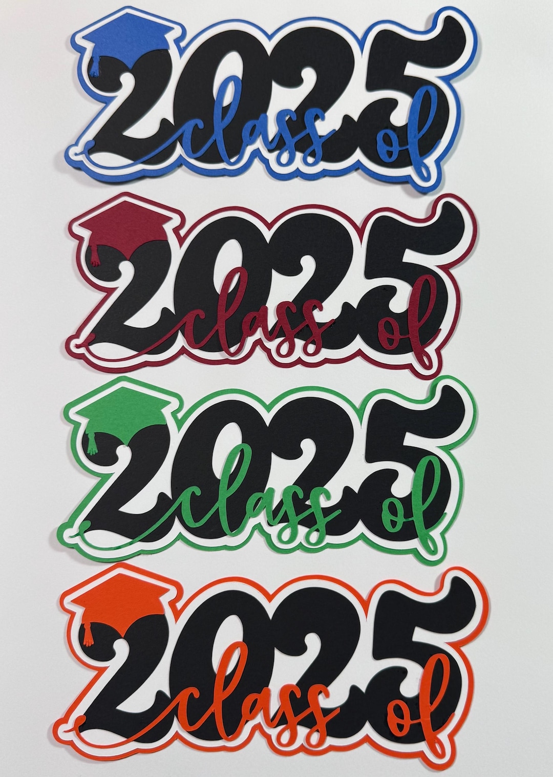 Graduation Class of 2025 Scrapbooking Cardmaking Die Cut Embellishment ...