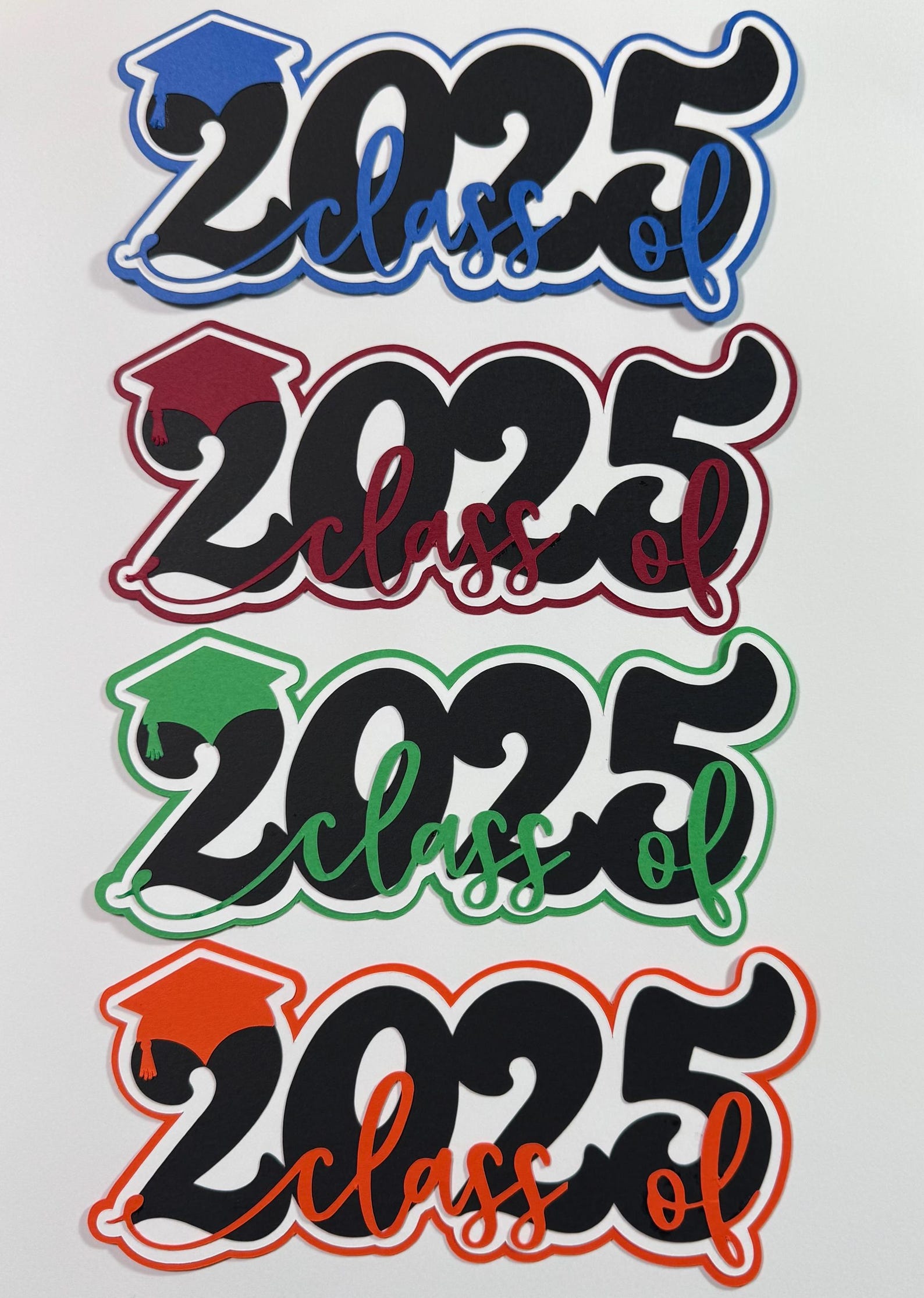 Graduation Class of 2025 Scrapbooking Cardmaking Die Cut Embellishment ...
