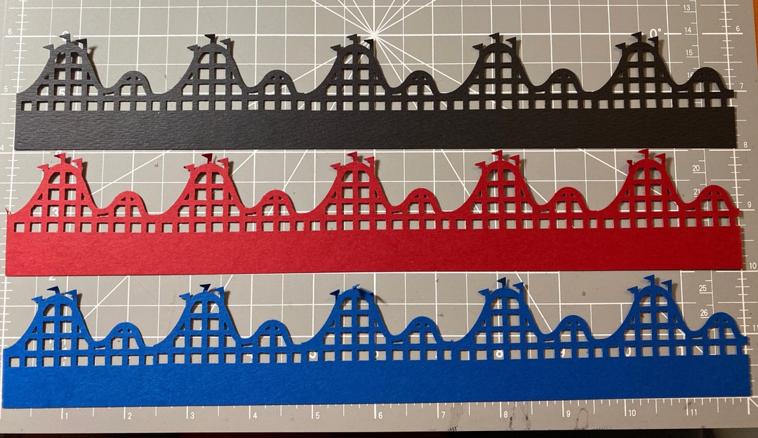 Creative Memories Rollercoaster Border Scrapbooking Die Cut Dimensional ...