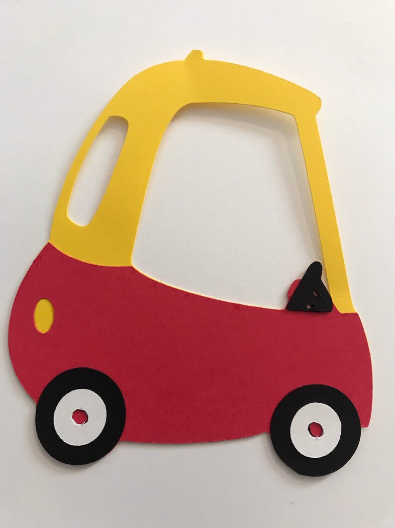 Children's Cozy Coupe Car Die Cut Scrapbooking | Etsy