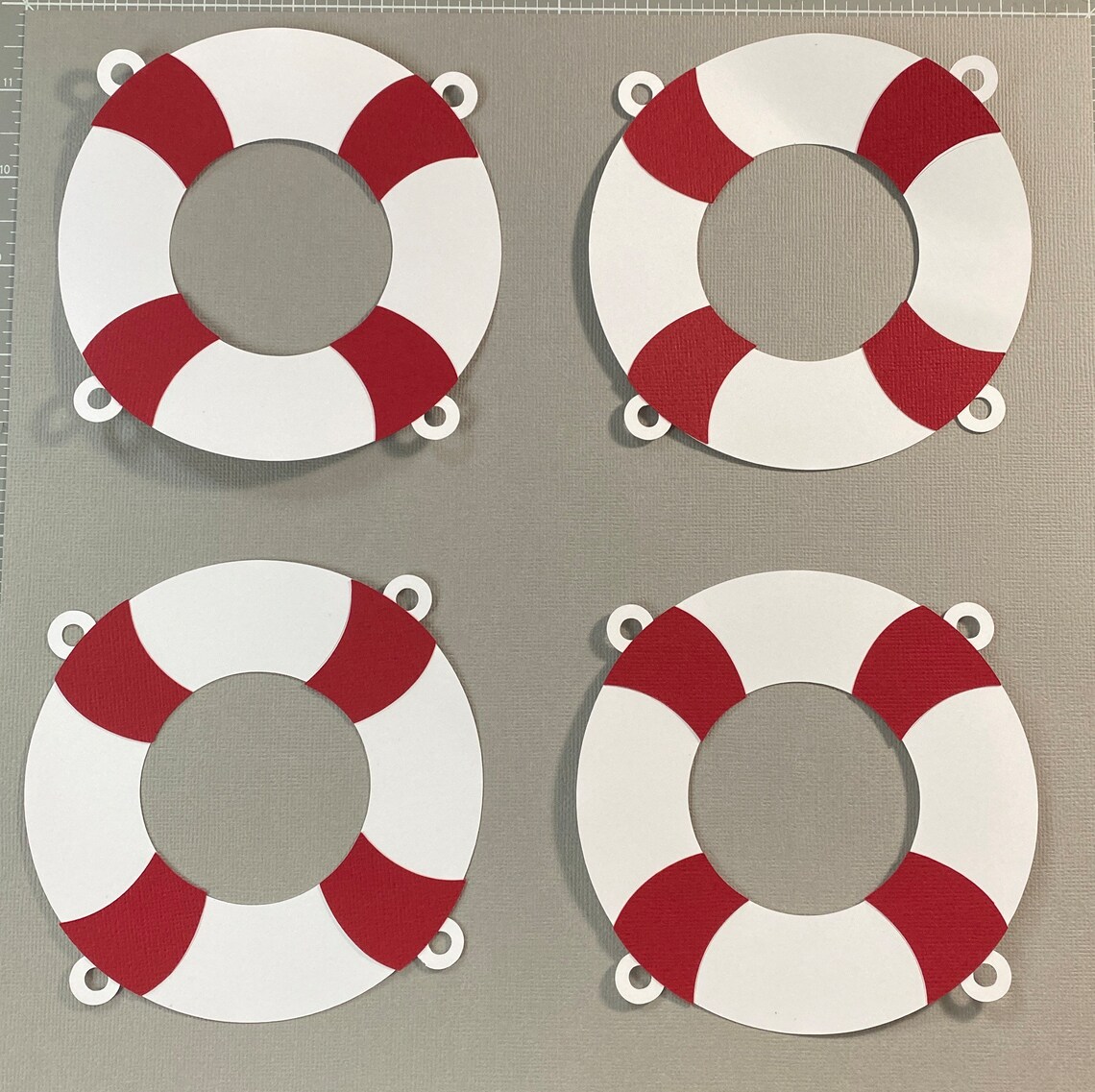Life Preserver Cruise Scrapbooking Die Cut Embellishment Set of 4 - Etsy